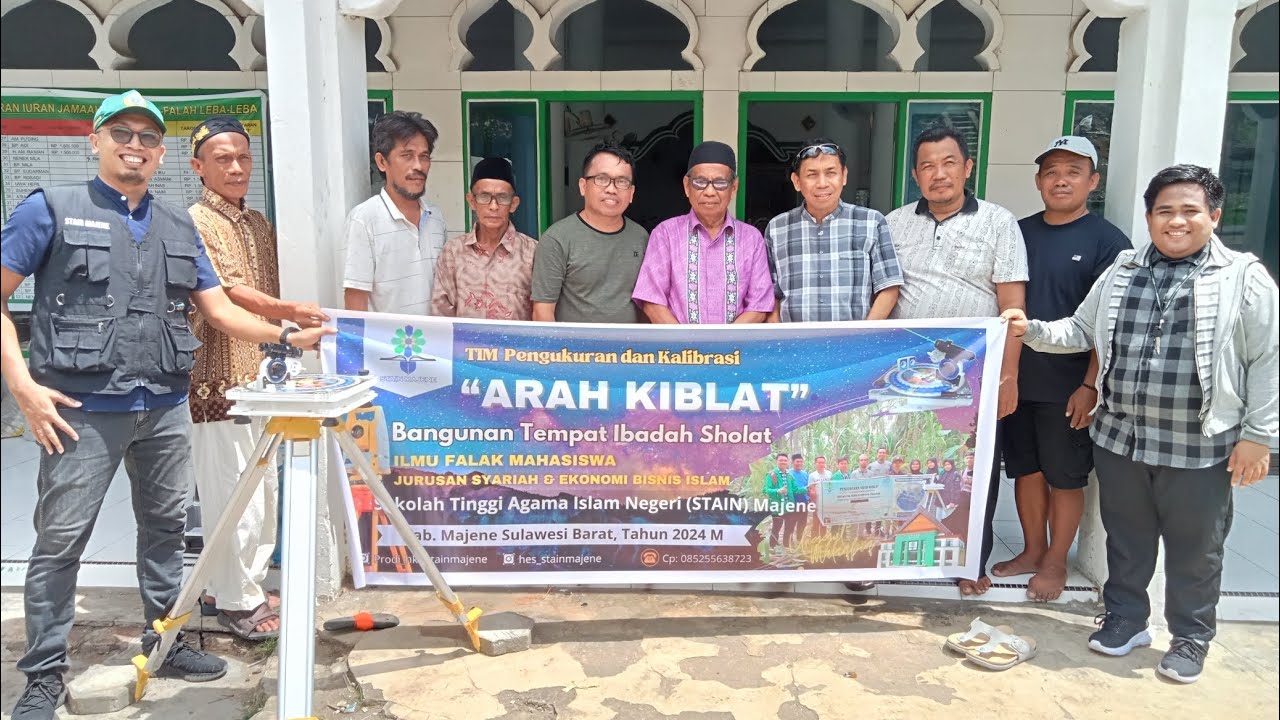 Arah Kiblat Masjid Al Falah Dusun Leba Leba Kec. Tameroddo Sendana Kab ...