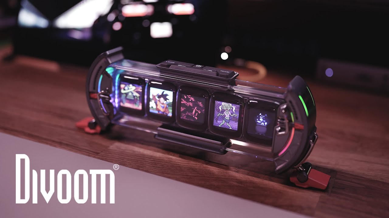 독보적인 데스크테리어 아이템! 사이버펑크 픽셀아트 디스플레이 디붐 타임 게이트 (DIVOOM TIMES GATE) - YouTube