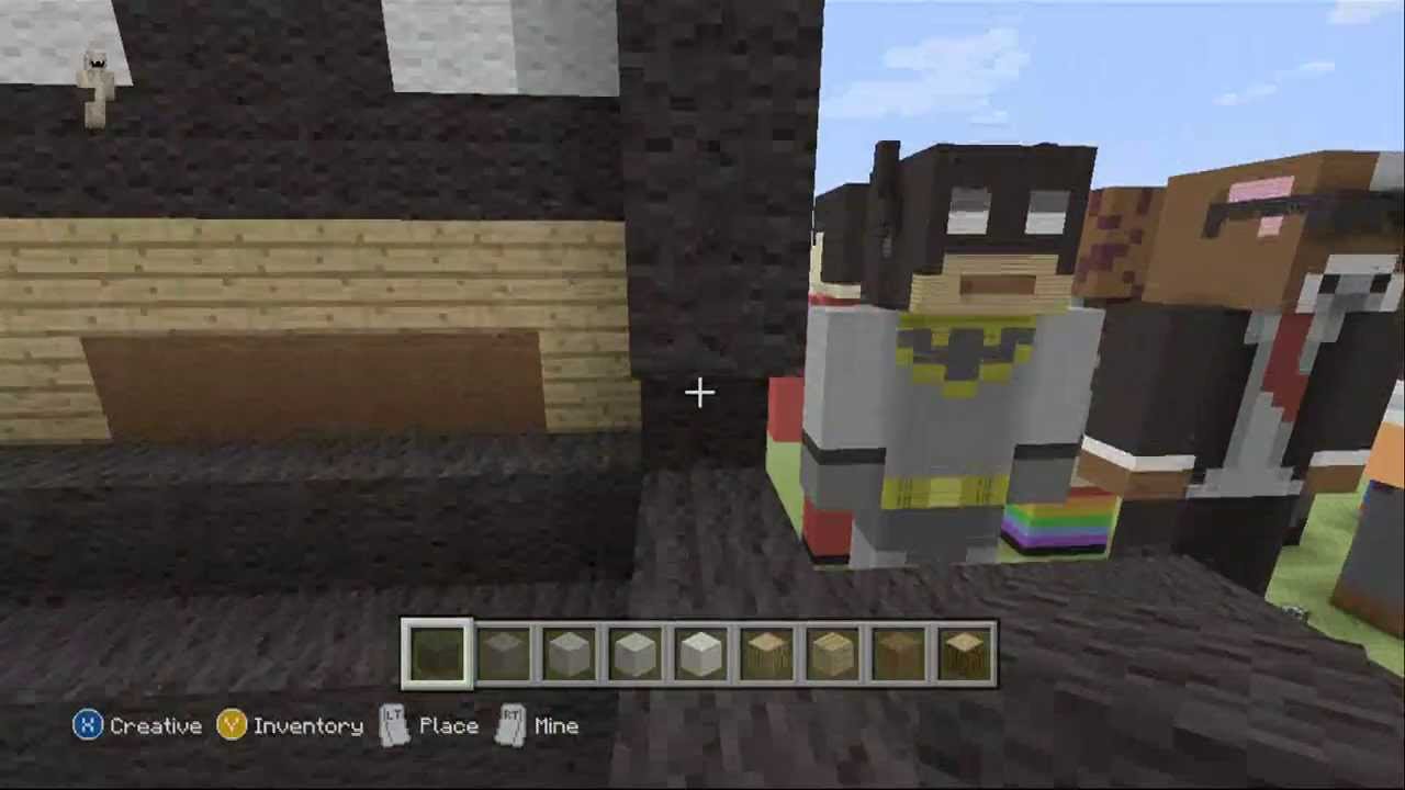 Minecraft Batman Statue-How to - YouTube