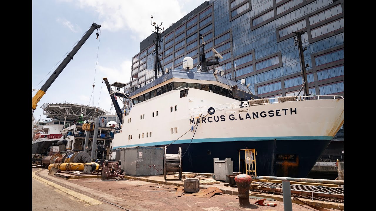 Mapping the World's Oceans with the R/V Marcus G. Langseth - YouTube