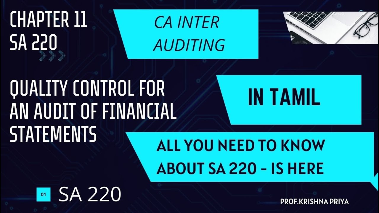 ALL YOU NEED TO KNOW ABOUT SA 220 - EXPLAINED CLEARLY IN TAMIL - CA ...