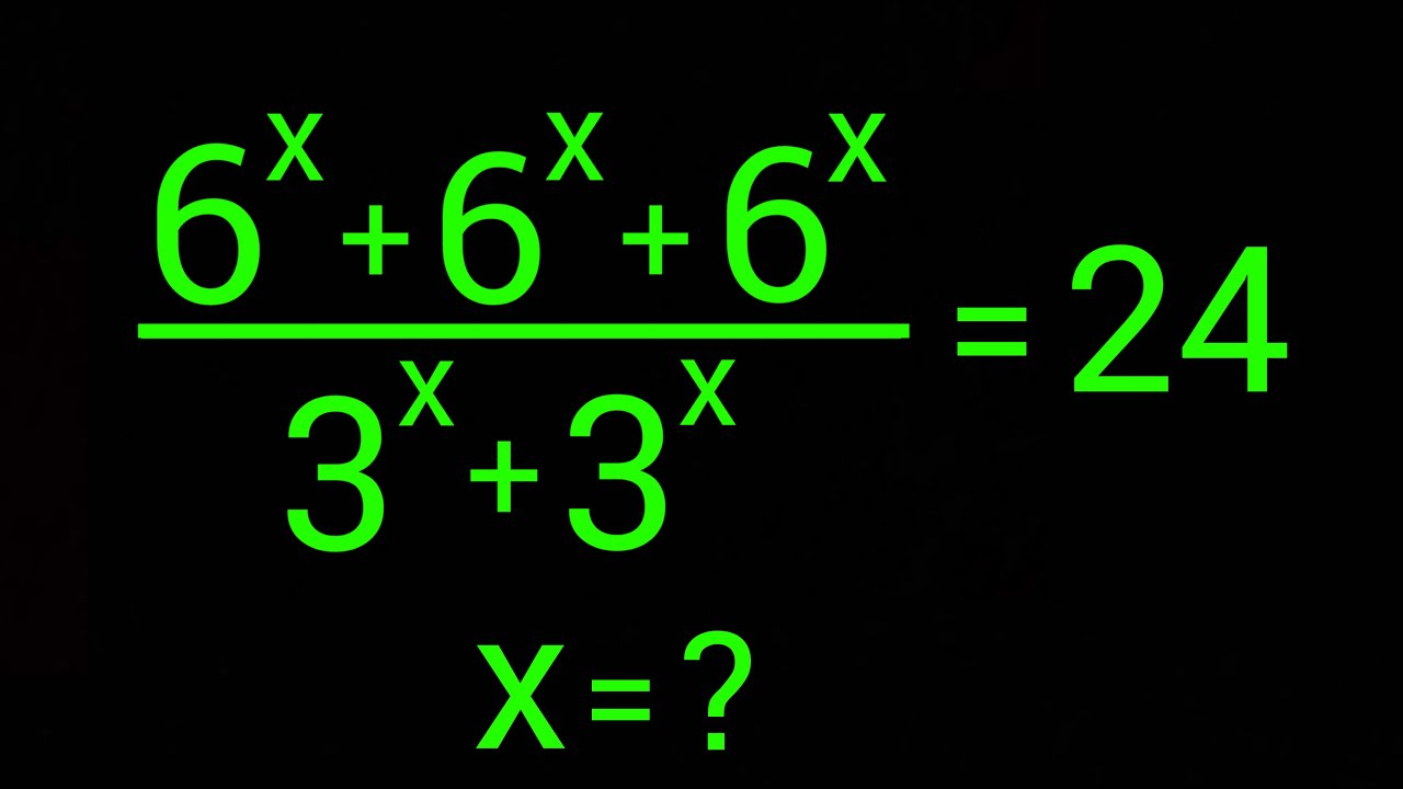 A Nice Exponents Problem | Basic Mathematics - YouTube
