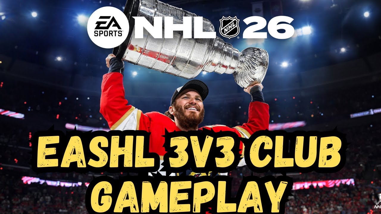NHL 26 eashl 3v3 Club gameplay - YouTube