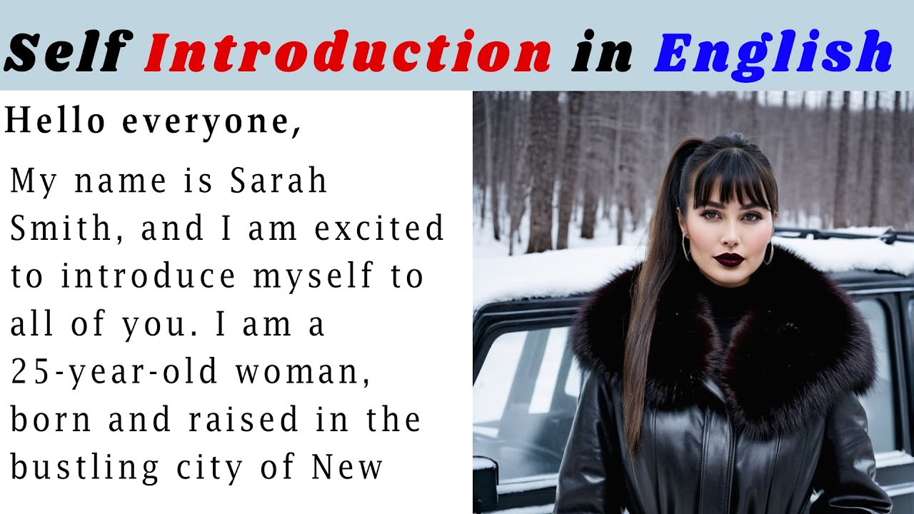 Self Introduction in English | Simple ways to introduce yourself in ...