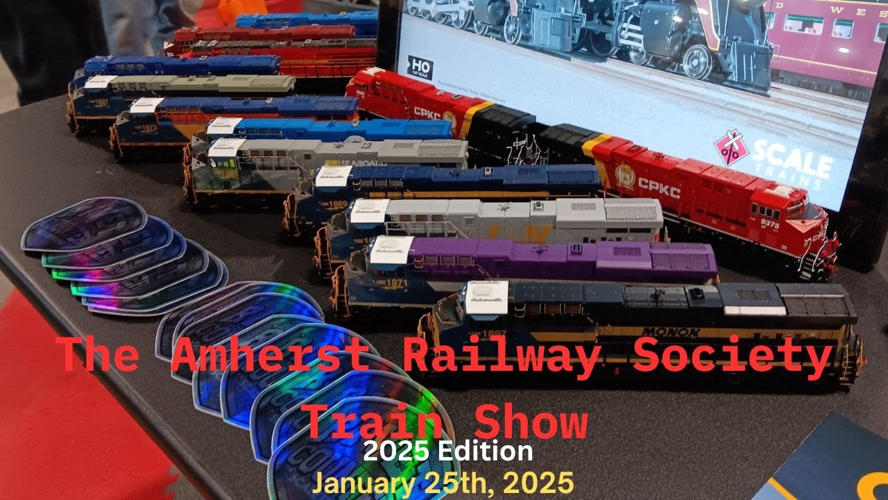The Amherst Railroad Hobby Show - 2025 Edition - YouTube