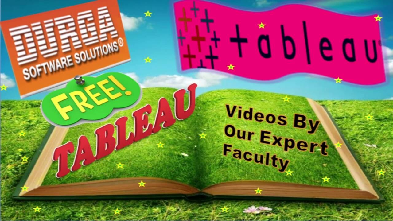 FREE TABLEAU Videos by Our Expert Faculty in DURGASOFT!! HD - YouTube