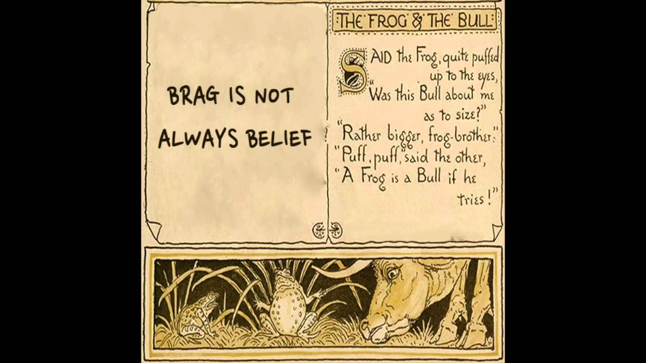 aesop's fables 14 : the frog and the bull - YouTube