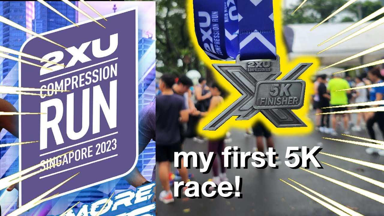 2XU Compression Run 2023 Singapore | First 5KM Race #2xu #2xurun - YouTube