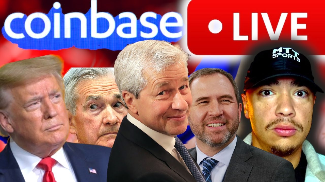 LIVE FED MEETING: XRP DIPPING! COINBASE & JP MORGAN CHASE (MAJOR CRYPTO ...