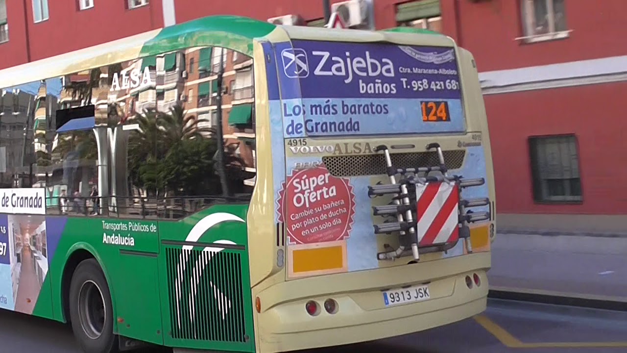 Alsa Granada - Castrosua Magnus E Volvo B8R Nº 4915 con portabicicletas ...