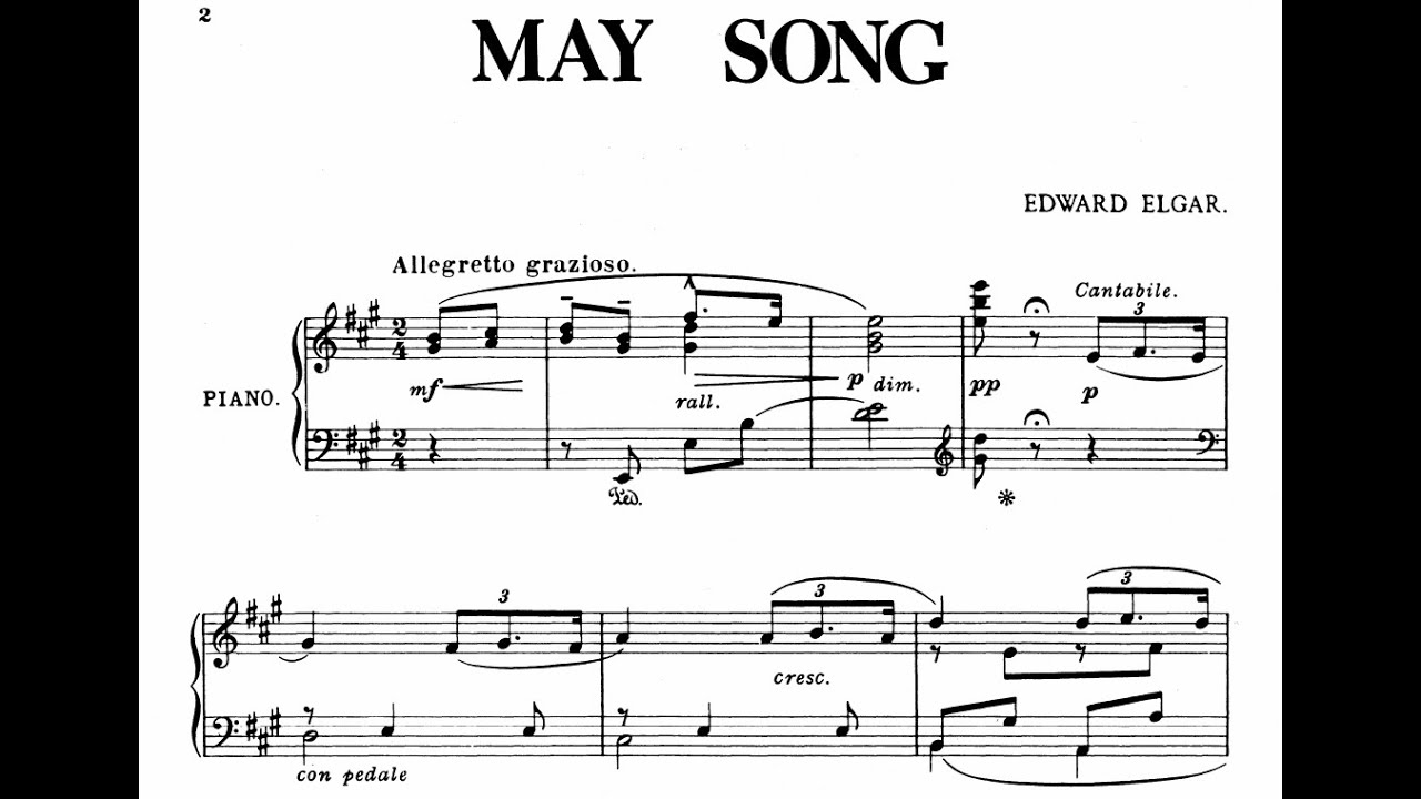 Edward Elgar - May Song - YouTube