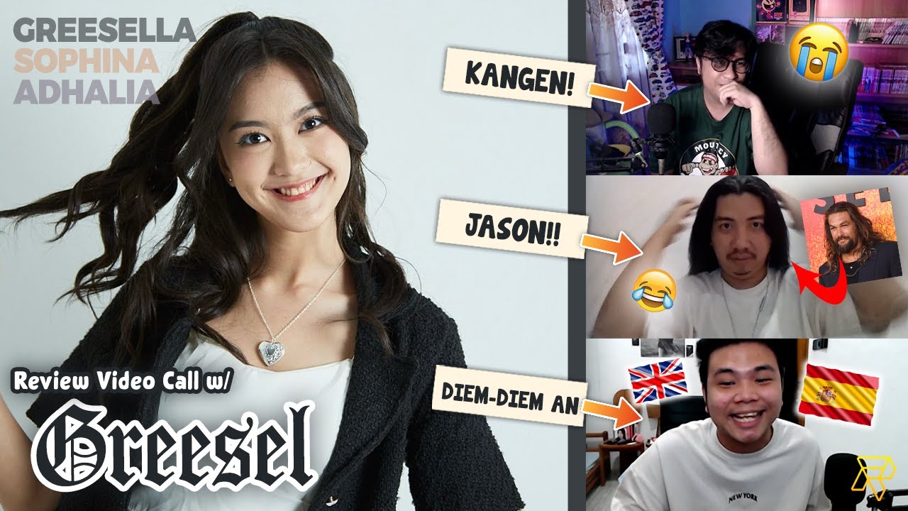 Review Video Call JKT48 : Greesella Adhalia! MALAH MAIN ENGLISH OR ...