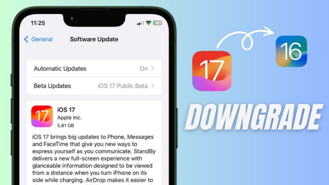 Downgrade iOS 17 to iOS 16 iTunes | Remove iOS 17 | Downgrade iOS 17 ...