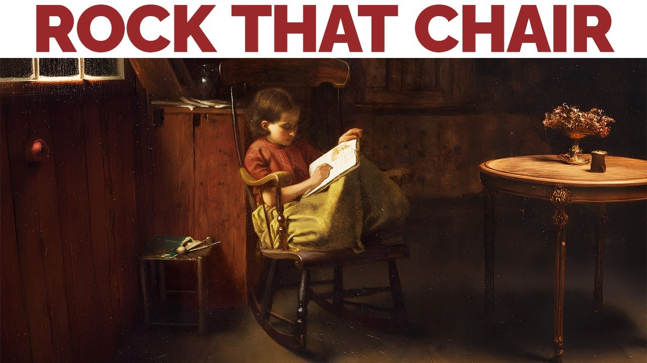 🎧Gentle Rocking Chair at midnight with rain — Historical Ambience for ...