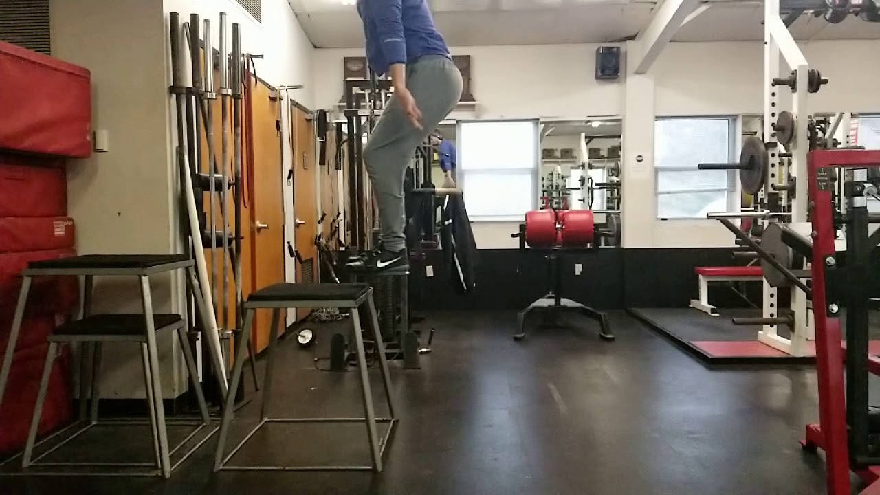 30 inch box jump - YouTube