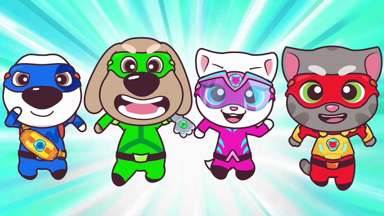 Talking Tom Heroes - Robber on the Train! (Episode 29) - YouTube