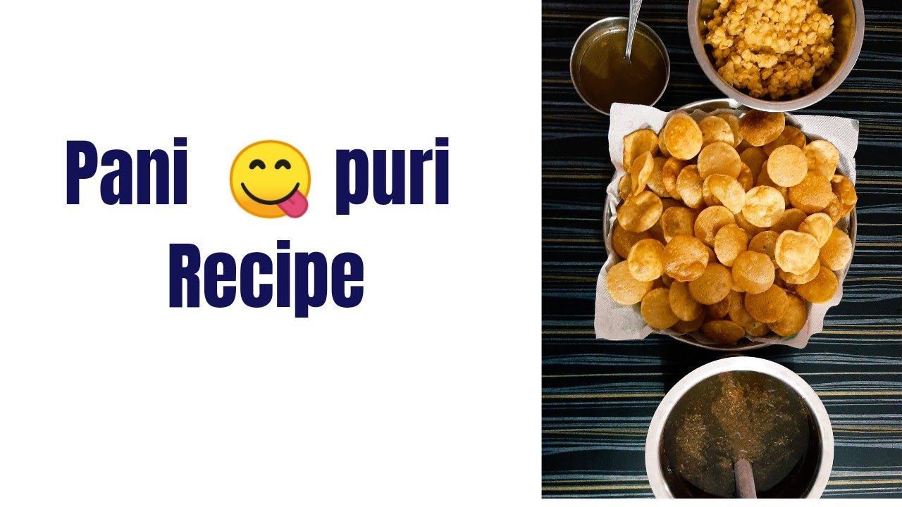 Home made pani puri stuffing recipe | Golgappa recipe - YouTube