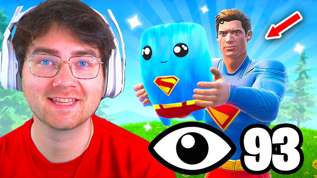 I Hosted a SUPERMAN SPRITE Only Tournament in Fortnite - YouTube