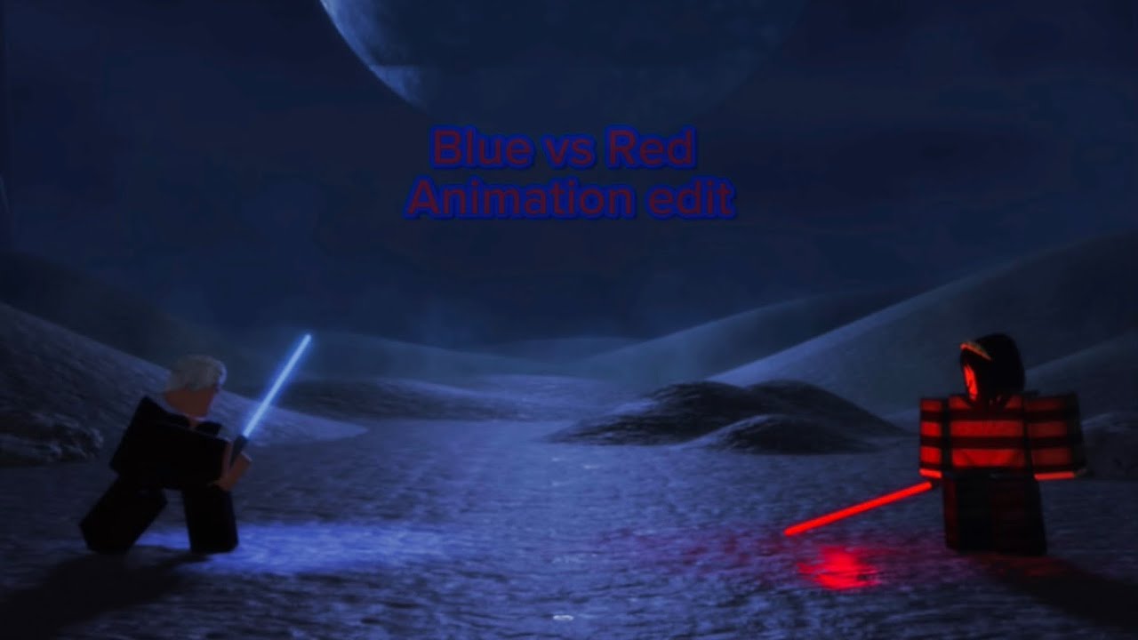 Blue vs Red Roblox animation edit (Animation by Swoovs) - YouTube