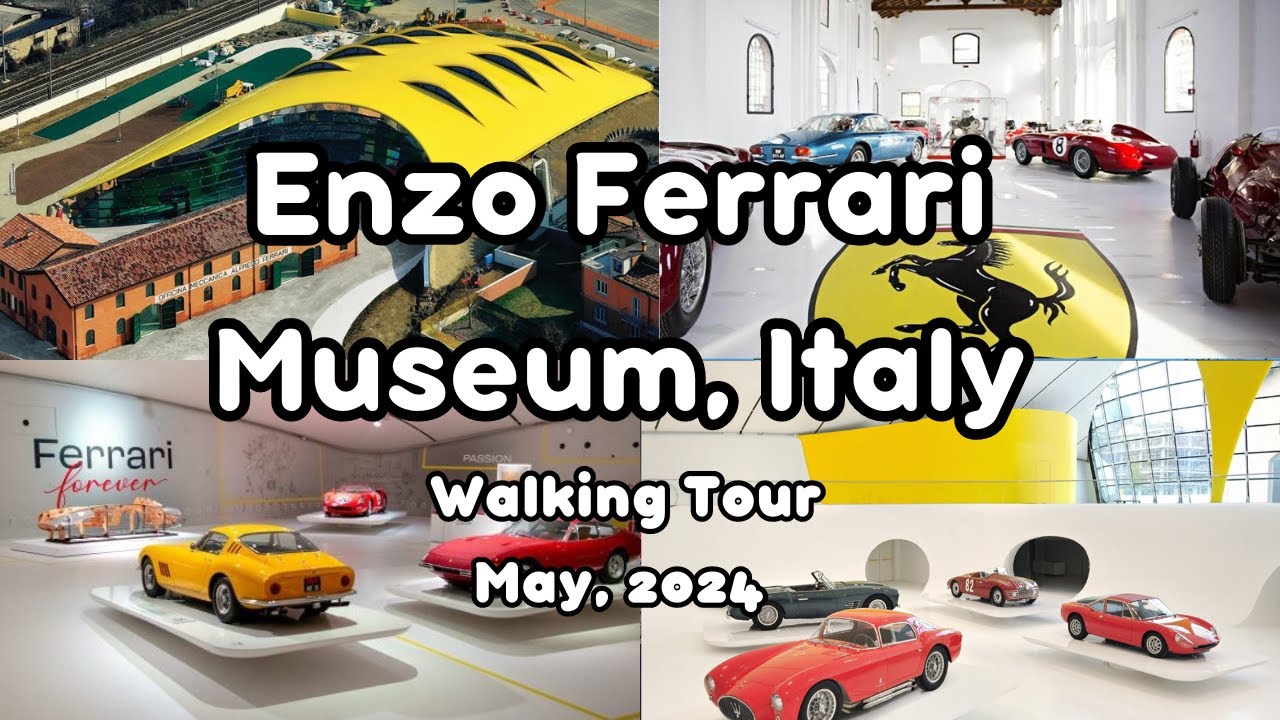 Enzo Ferrari Museum 2024, Walking Tour in Italy - YouTube