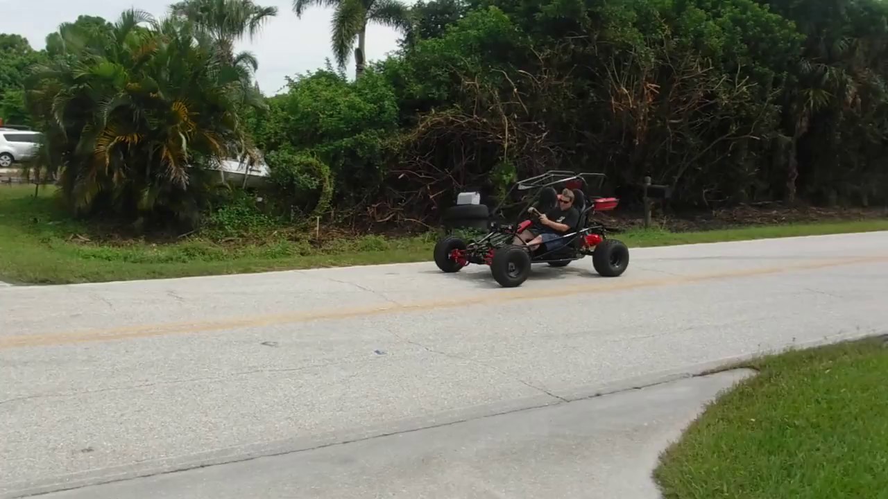 custom built 250cc Yerf Dog buggy test drive @jd's custom buggies #1 ...