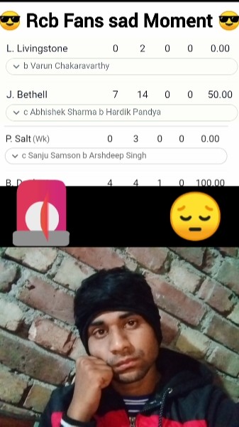 Rcb fan sad moment 😔 #cricket #rcb #shorts - YouTube