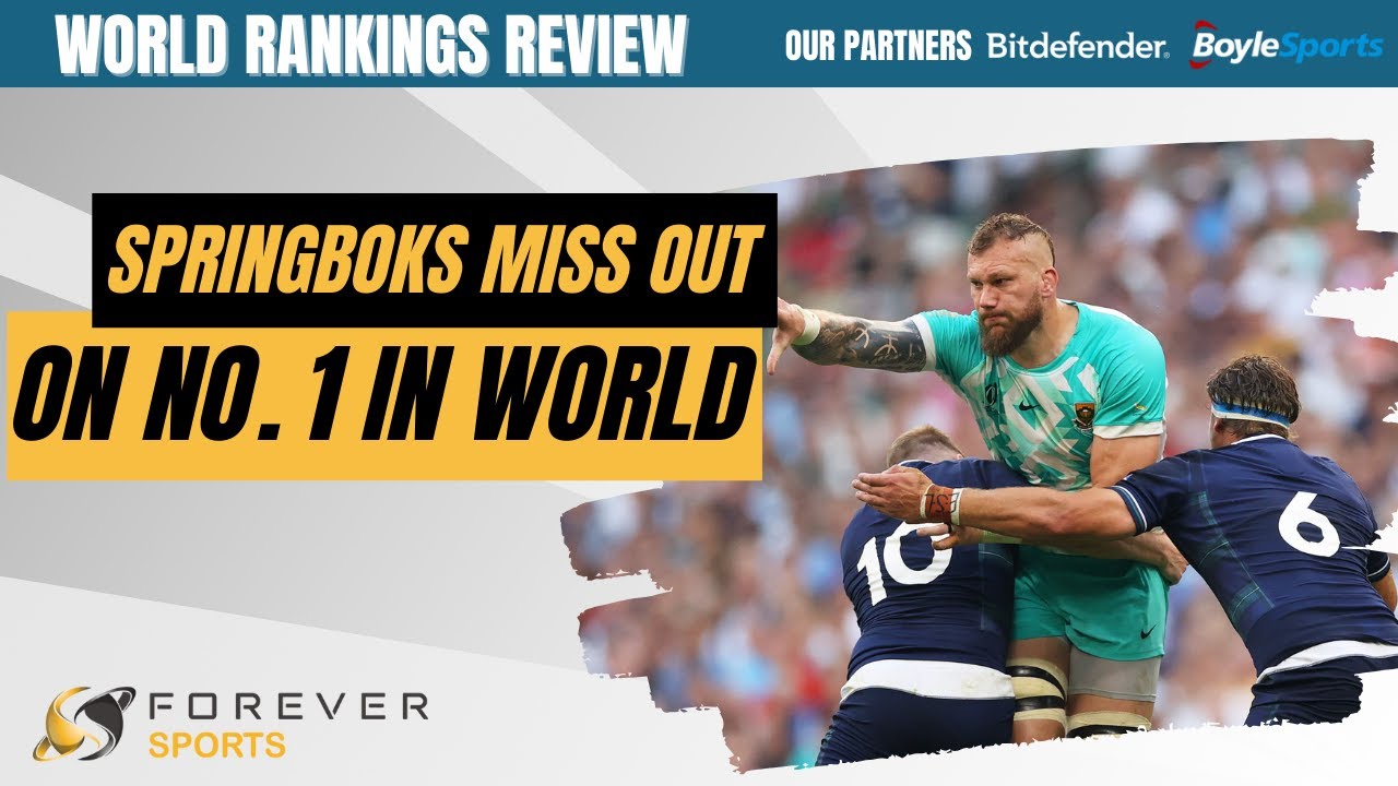 SPRINGBOKS MISS OUT ON NO. 1 IN WORLD! | World Rankings Review ...