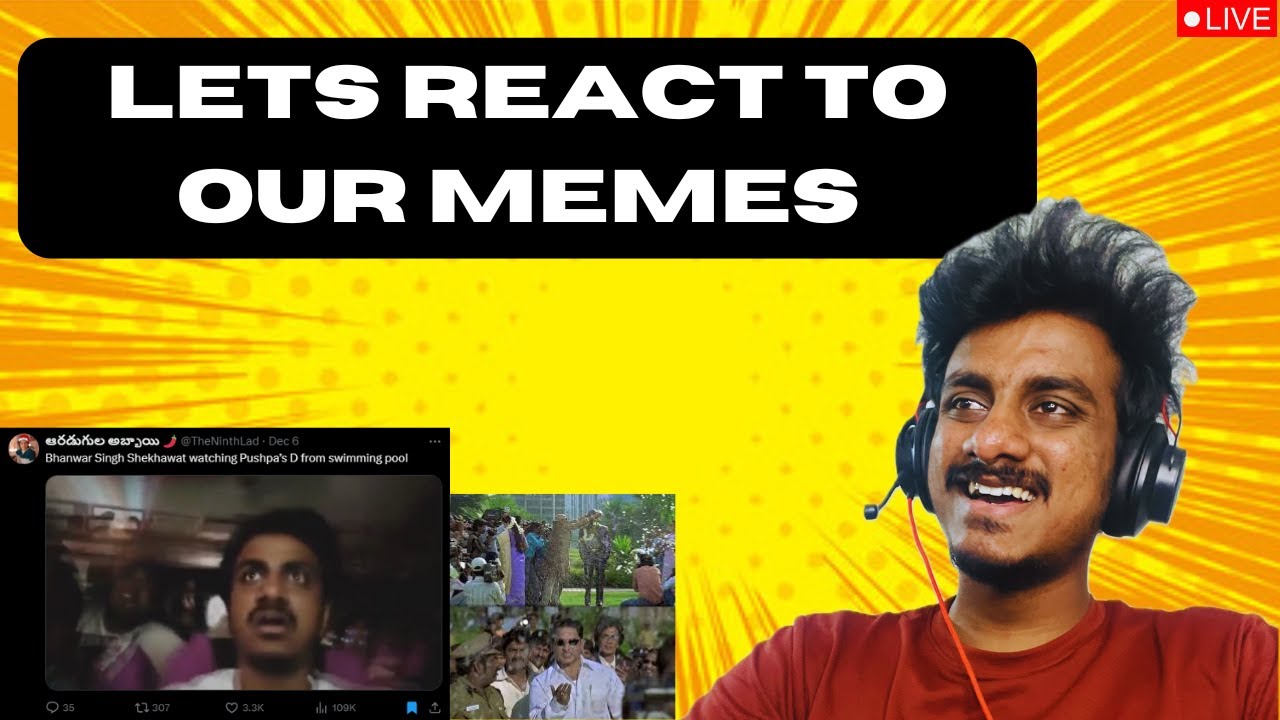 Reacting To My Memes 🔥 - YouTube