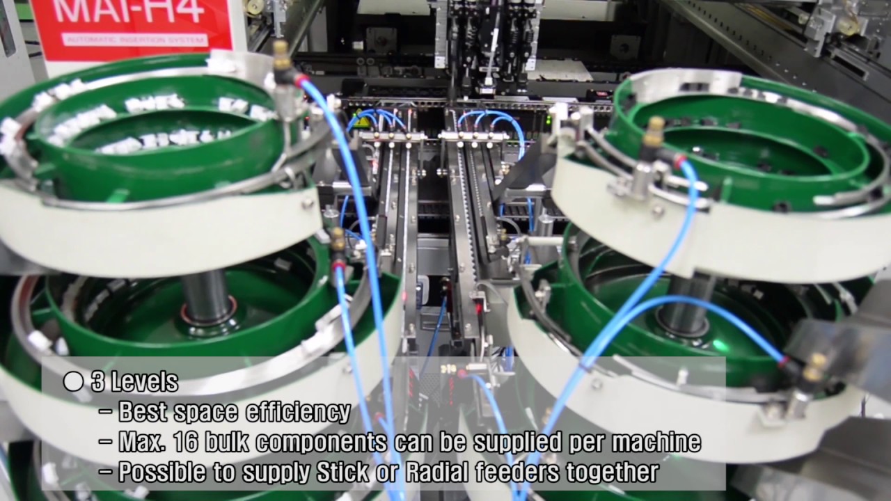 Mirae MAI H4 odd part placement machine R1 71 - YouTube