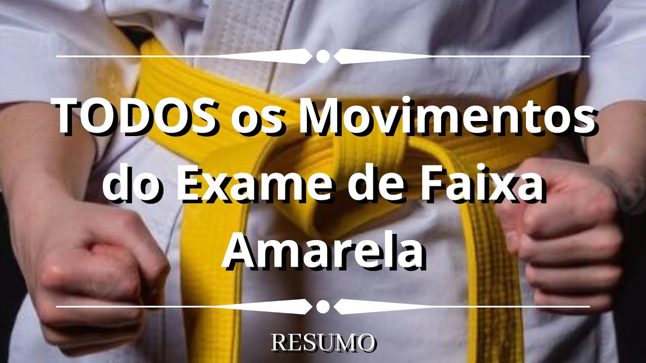 Faixa Amarela O Que Significa - FDPLEARN