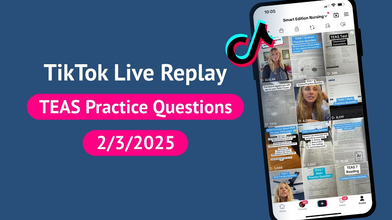 TEAS 7 Practice Test Questions (February 2025 Review) - YouTube