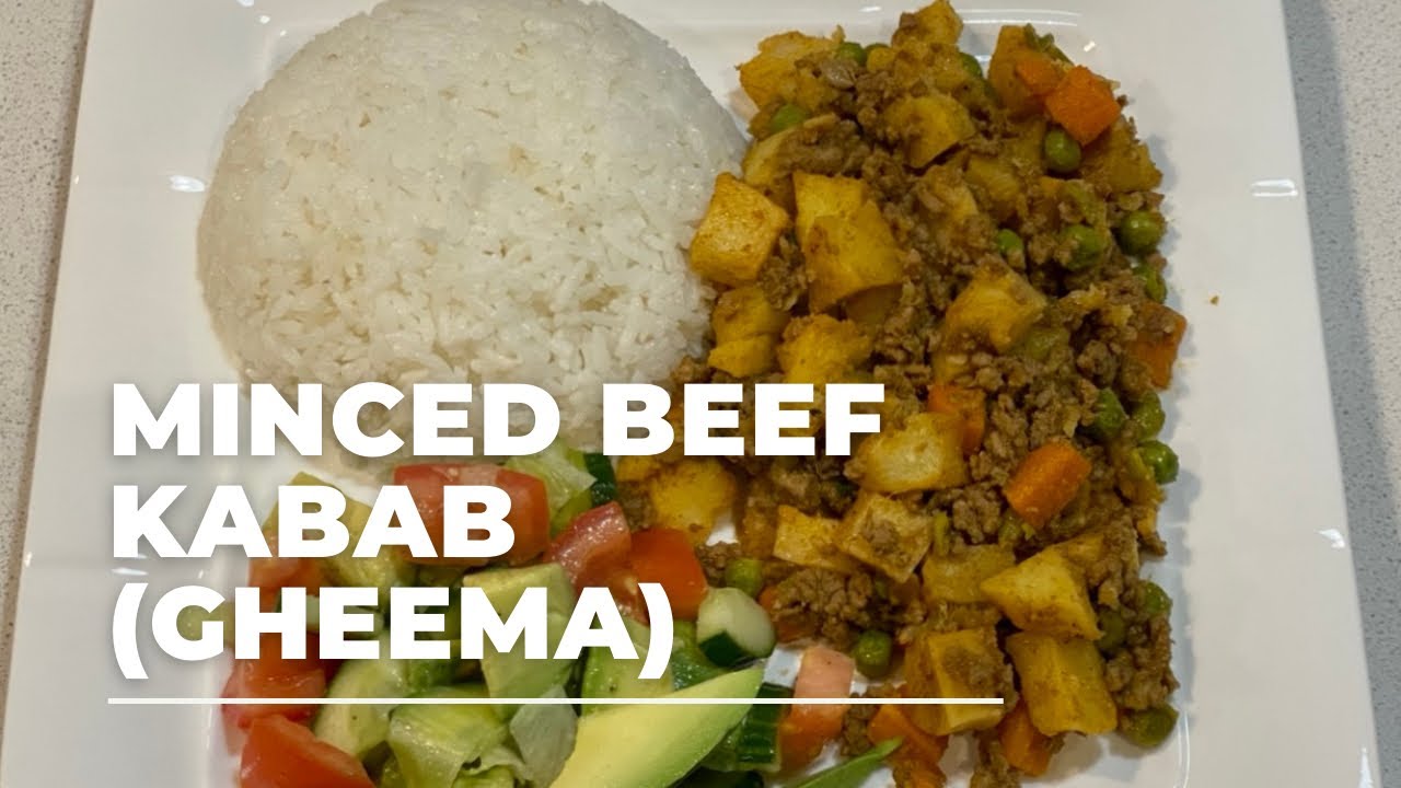 Minced Beef Kabab || Gheema 😋 - YouTube