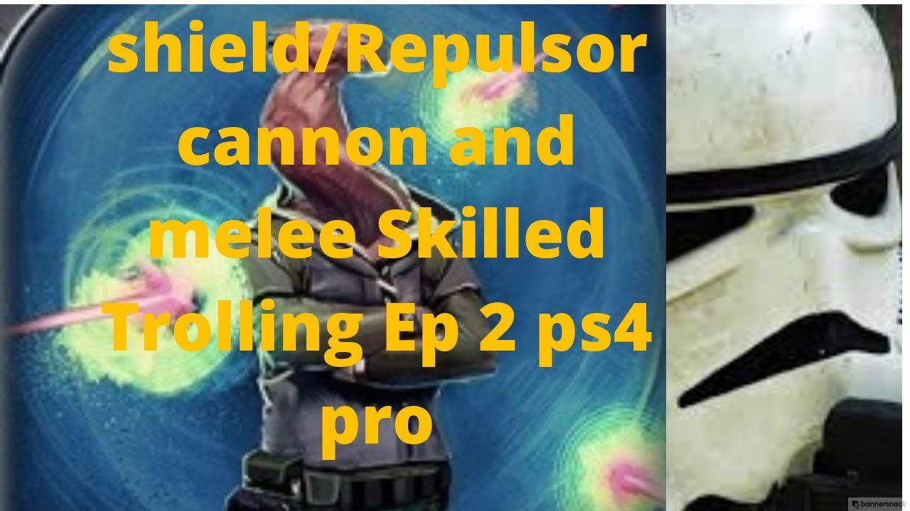 Star Wars Battlefront 2 Shield / Repulsor cannon and melee trolling ps4 ...