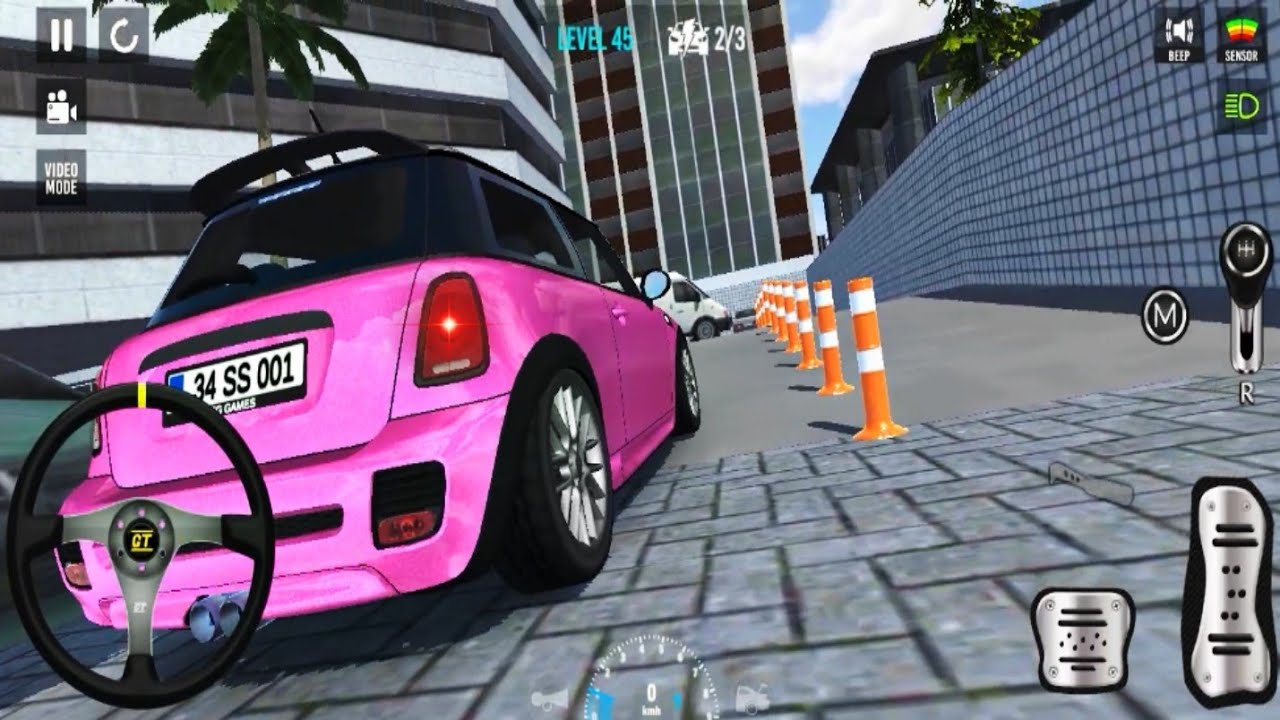 Mini Cooper Car Parking Challenge In City - Car Game Android Gameplay ...