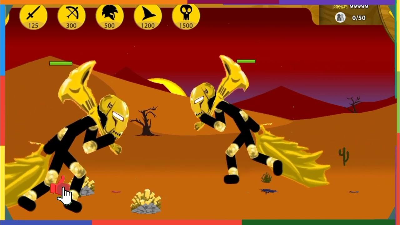 MEGA GOLDEN GRIFFON vs RED GIANT BOSS skin Vamp Army Mod Gameplay | Stick War Mod vip - YouTube