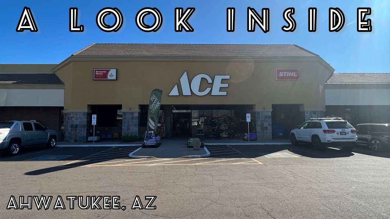 A LOOK INSIDE: Ace Hardware (former Chuck E. Cheese)- Ahwatukee, AZ ...