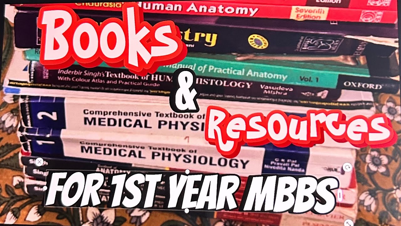 Books and resources for 1st year of MBBS | my recommendations n advice ...