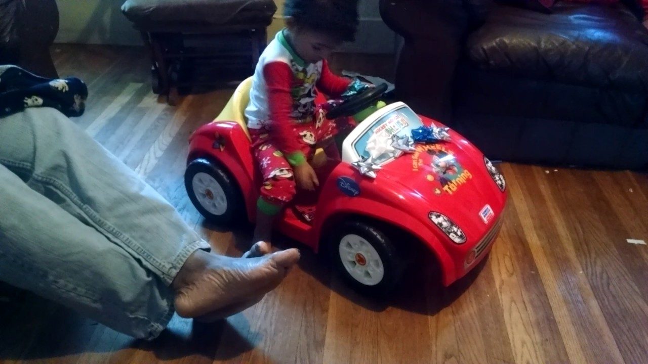 Calvin driving his car - YouTube
