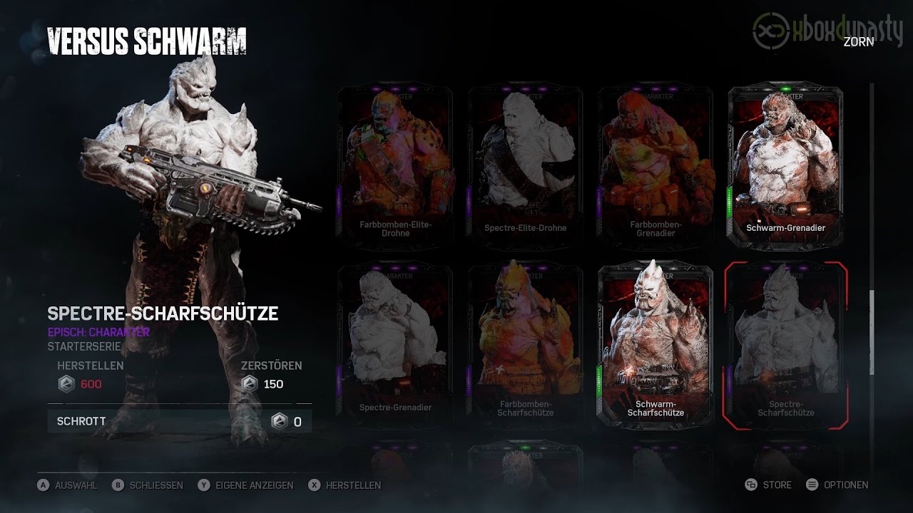 All Swarm Character Skins / Alle Schwarm Charakter Skins - YouTube