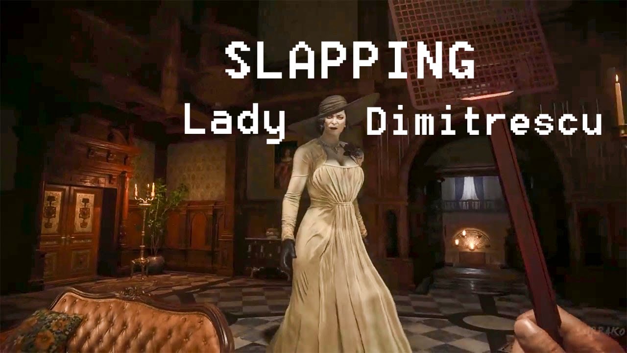 all slaps lady dimitrescu - YouTube