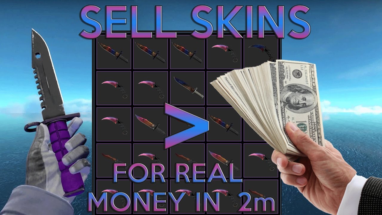 SELL YOUR SKINS IN LESS TEN 2MINUTES ON SKIN.CASH - YouTube