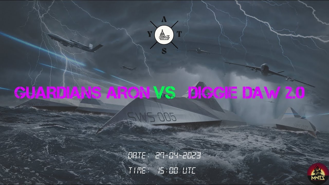 English Modern Warships : GUARDIANS ARON vs DIGGIE DAW 2.0 - YouTube