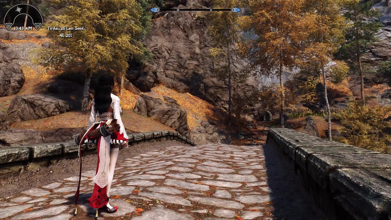 Climbing the 7000 Steps | Skyrim AE 2022 Ultra Modded Gameplay - YouTube