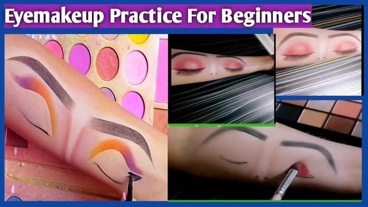 Eyemakeup Tutorial On Hand Step By Step Eyemakeup Practice For 9718