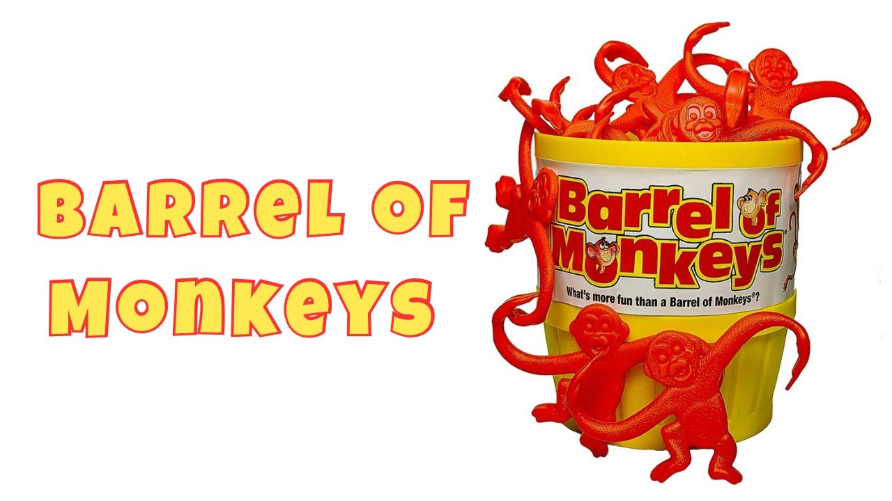 Classic Barrel of Monkeys (Toy Review) - YouTube