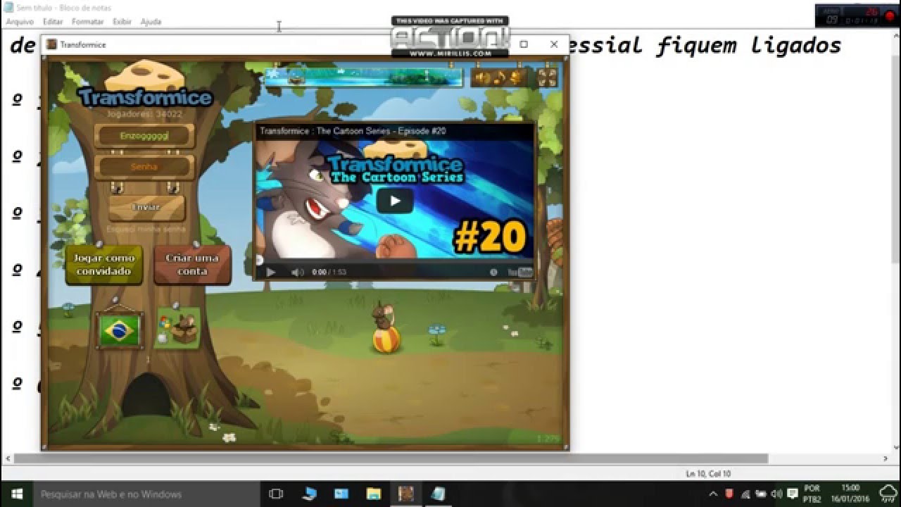 doando contas de transformice !! 2016 - YouTube