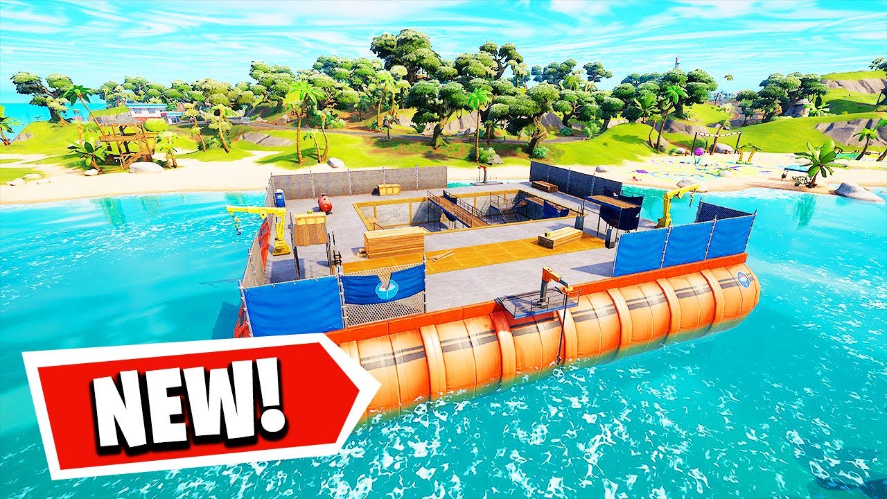 NEW Summer Beach POI Fortnite! (Map Update) - YouTube