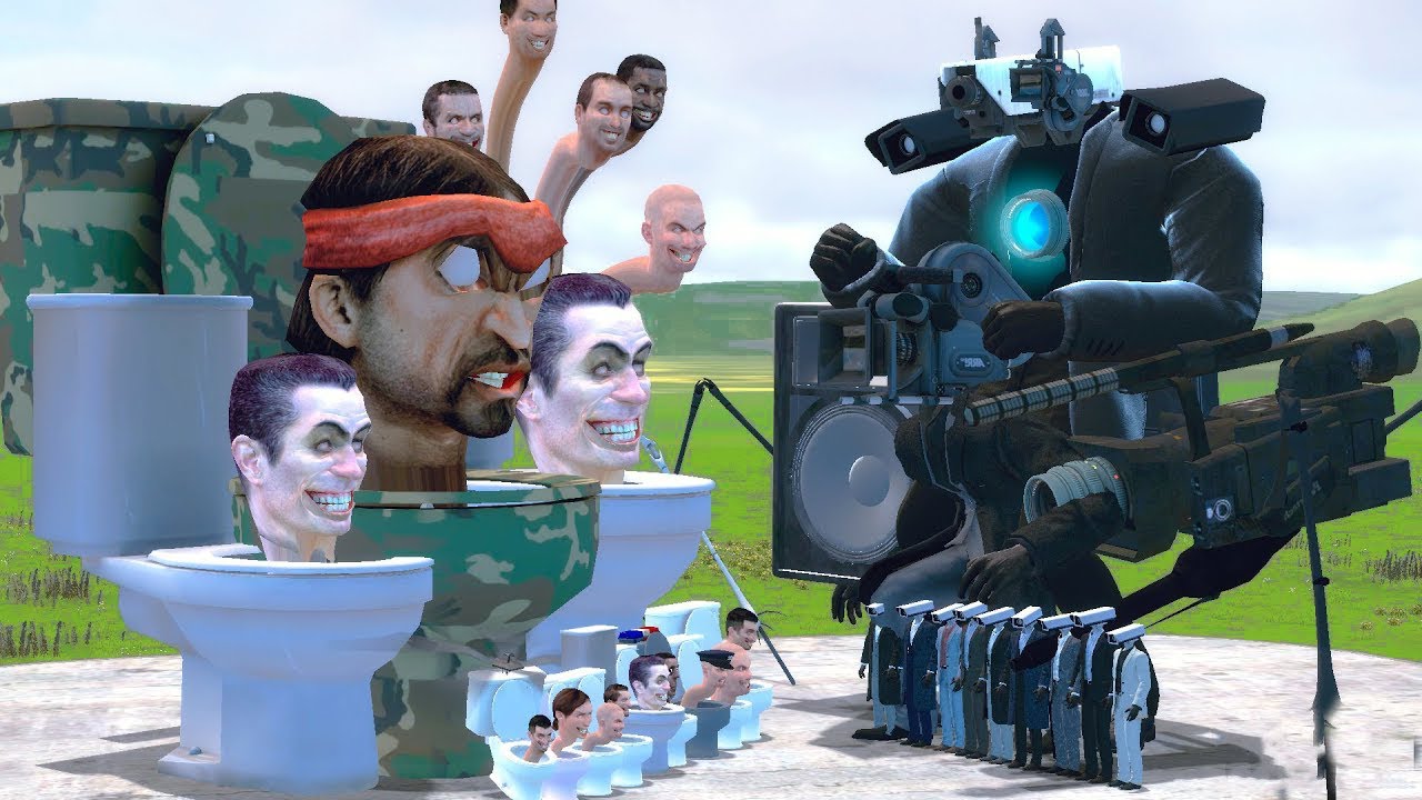 MECHA CAMERAMAN BOSS VS SKIBIDI TOILET ARMY | Garry's Mod - YouTube