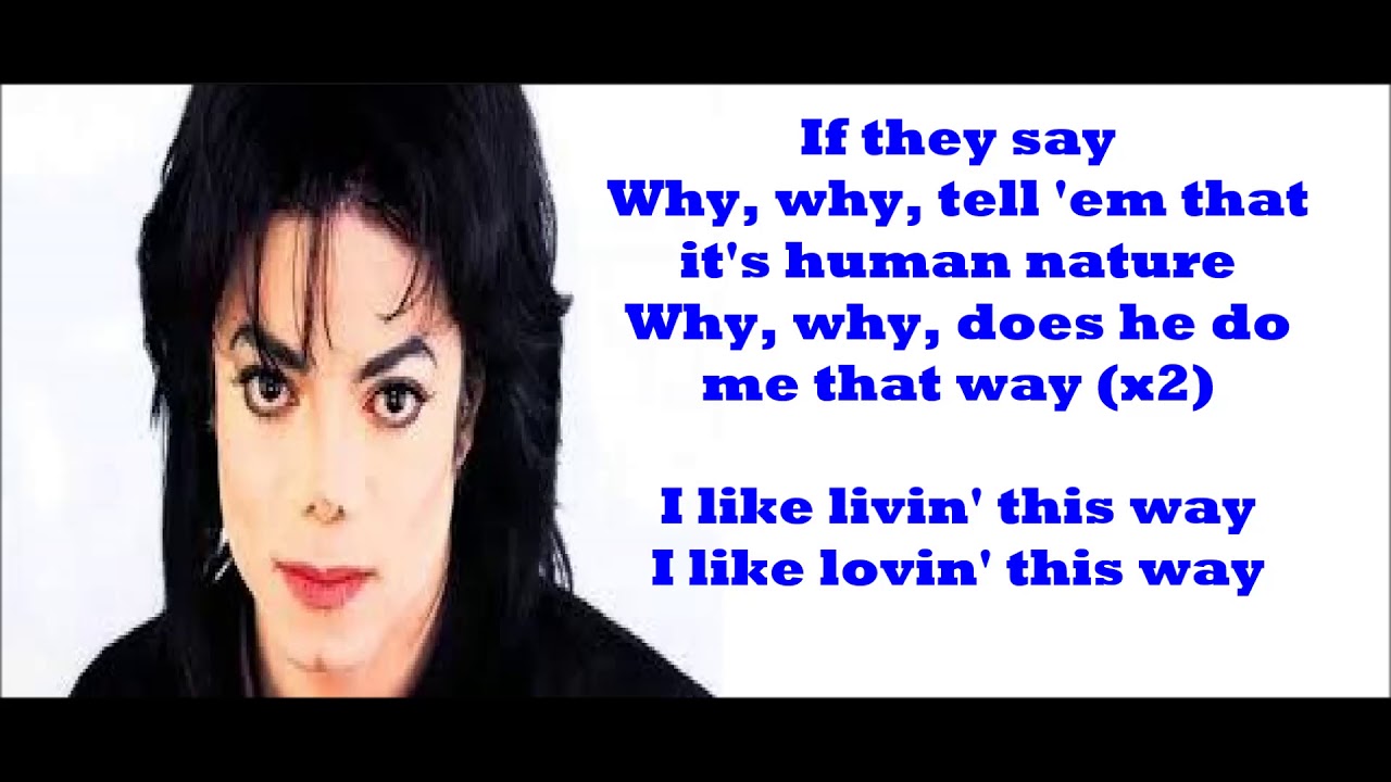 Michael Jackson - Human Nature (Lyrics) - YouTube