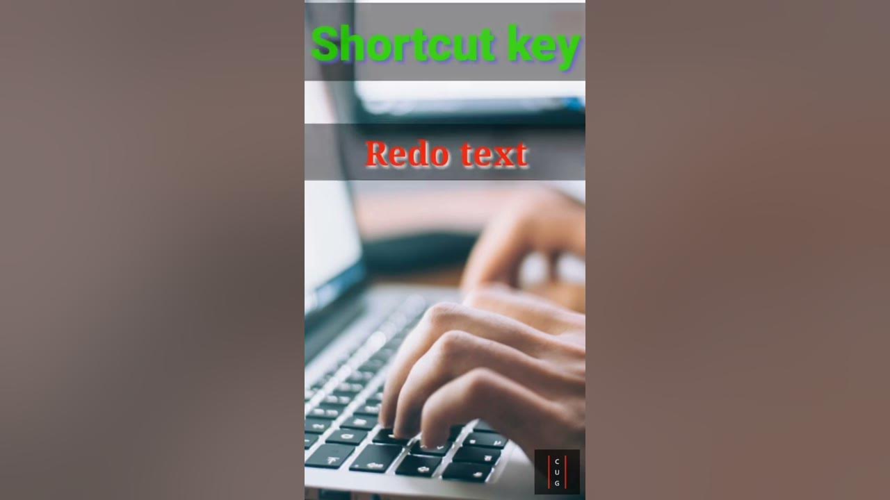 redo text shortcut key | keyboard key - YouTube